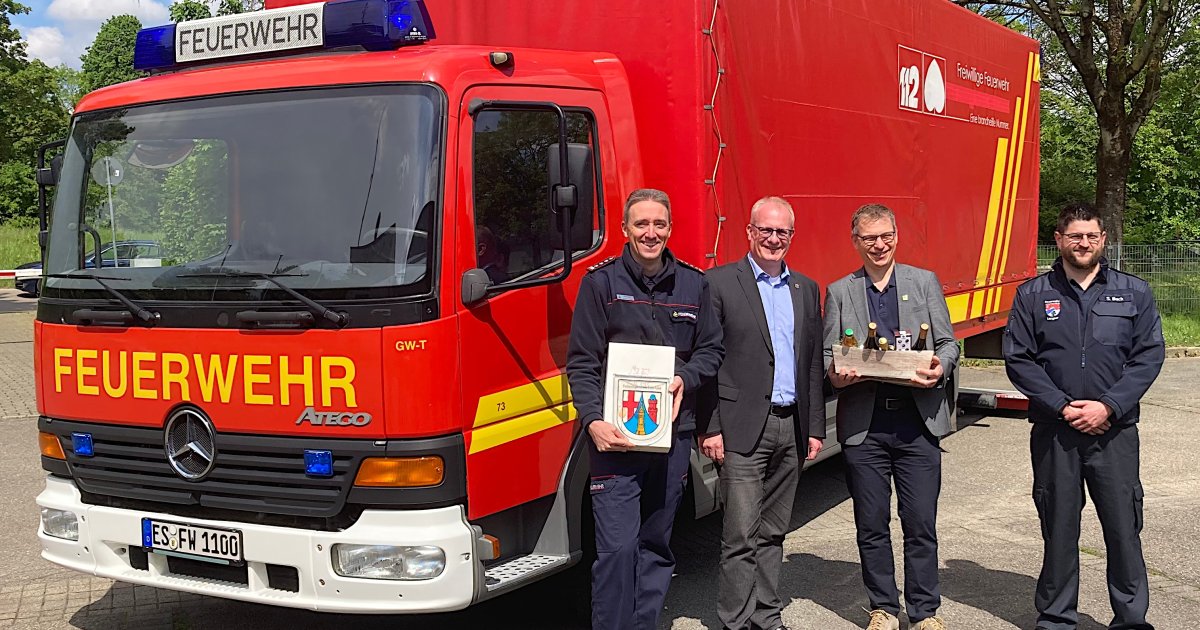 Großzügige Spende an die Feuerwehr/Wasserwehr Langsur | https://trier-land.de