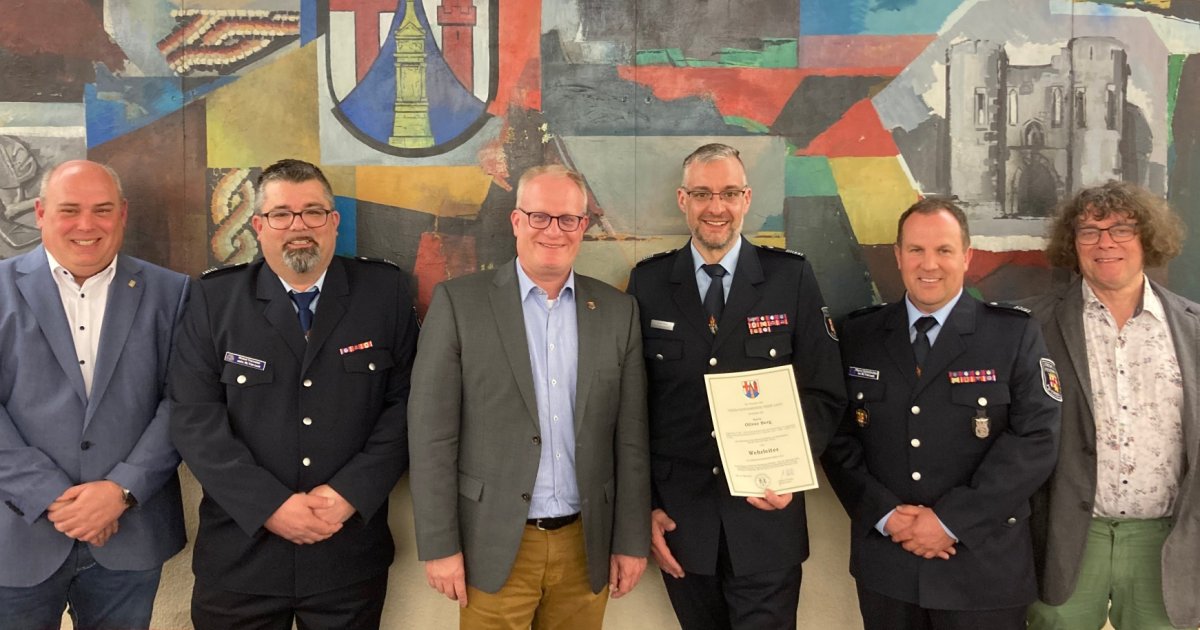 Oliver Berg zum neuen Wehrleiter der VG Trier-Land bestellt | https://trier-land.de