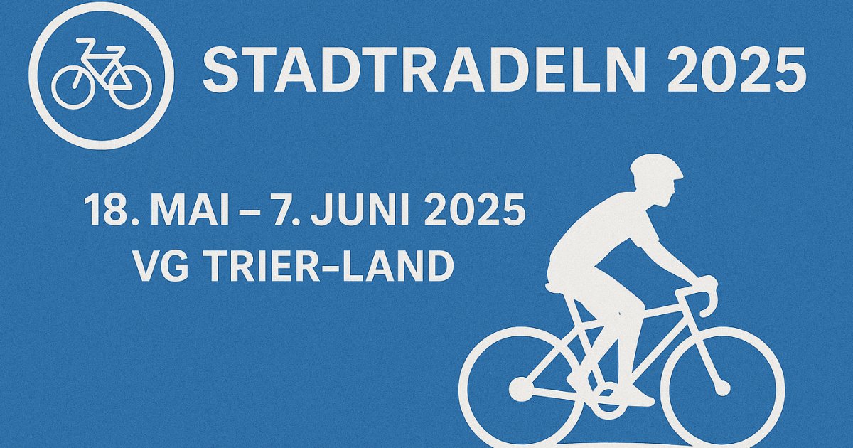 VG Trier-Land radelt für das Klima – jetzt mitmachen beim STADTRADELN 2025! | https://trier-land.de