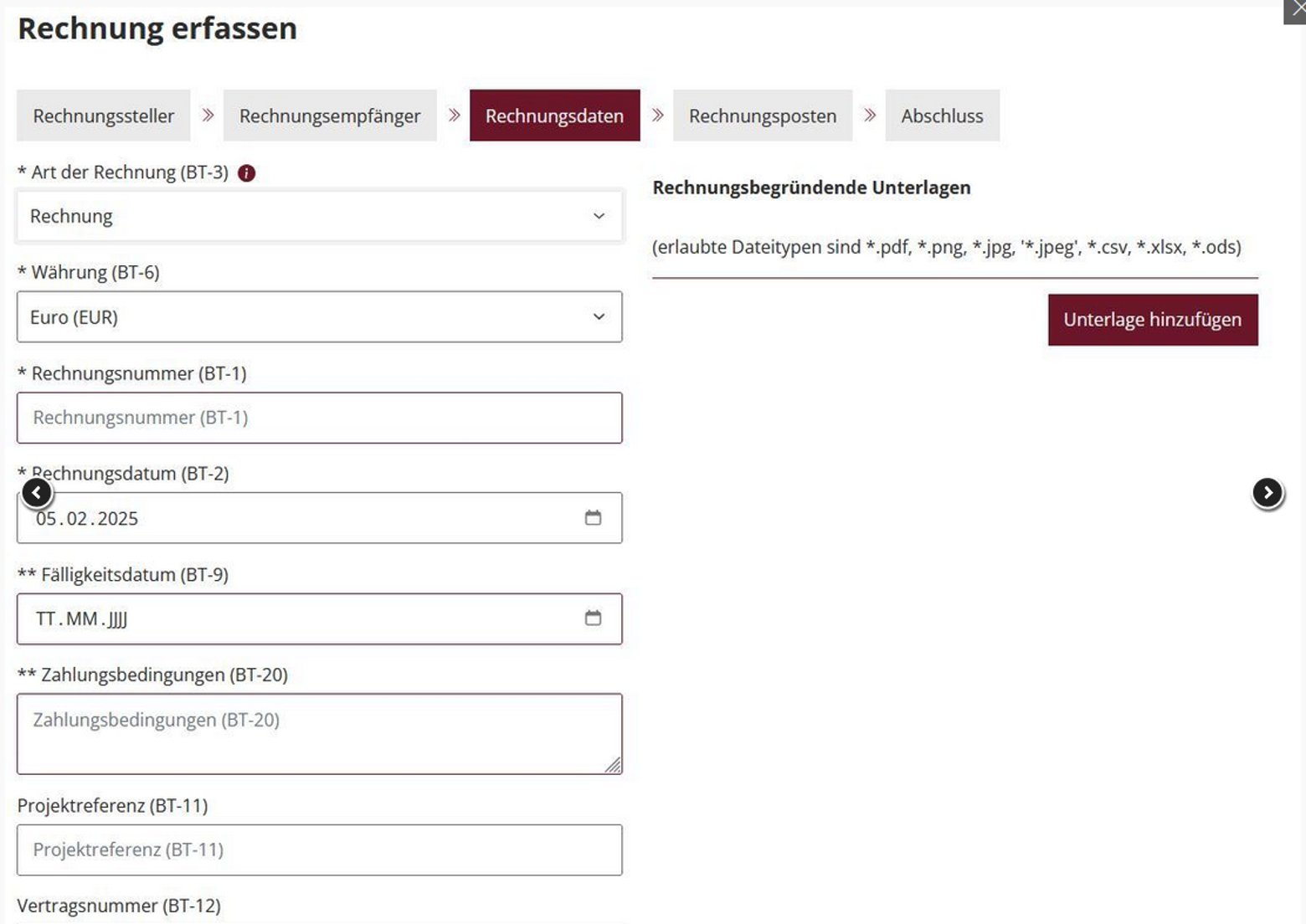 Wie erzeugt man eine E-Rechnung | https://trier-land.de