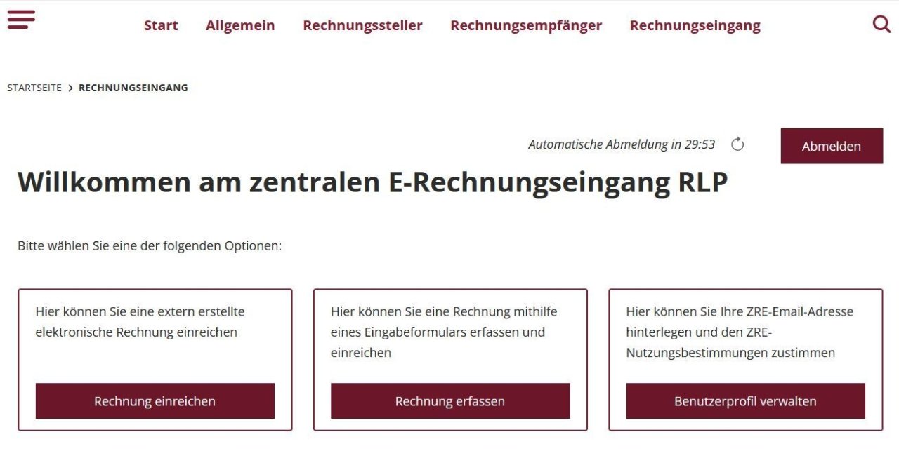 Wie erzeugt man eine E-Rechnung | https://trier-land.de